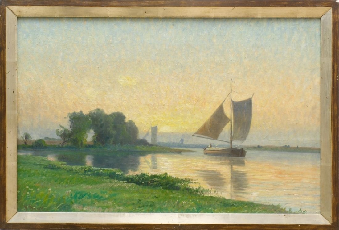 Franz Bunke | Sonnenaufgang an der Havel | MutualArt