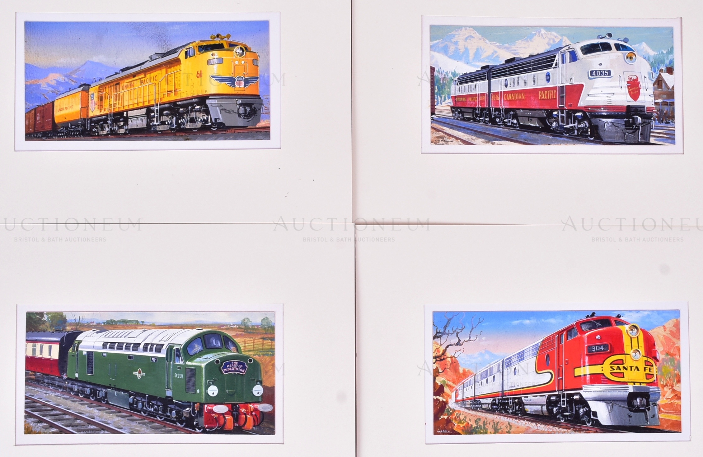 Richard Ward | RICHARD WARD - LOCOMOTIVE ARTWORKS | MutualArt