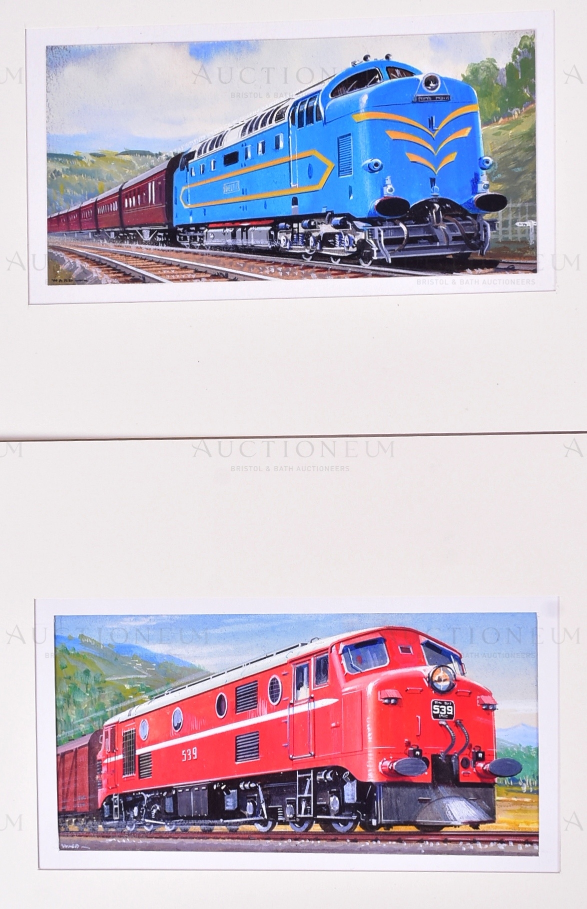 Richard Ward | RICHARD WARD - LOCOMOTIVE ARTWORKS | MutualArt
