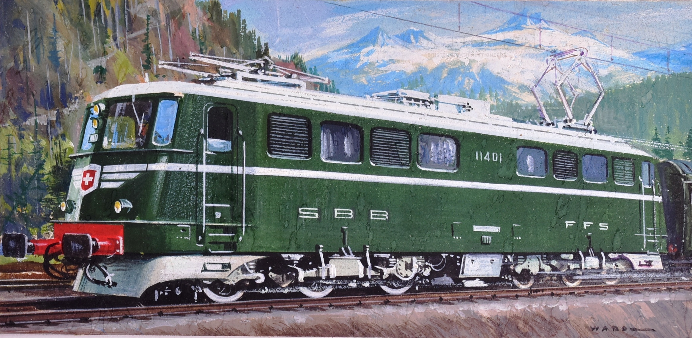 Richard Ward | RICHARD WARD - LOCOMOTIVE ARTWORKS | MutualArt