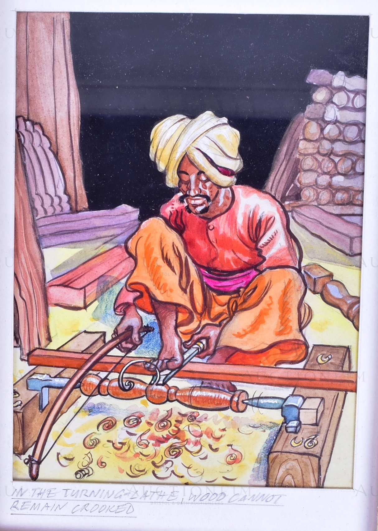 Louis Ward | LOUIS WARD (1913 - 2005) - ASIAN PROVERBS - ORIGINAL ...