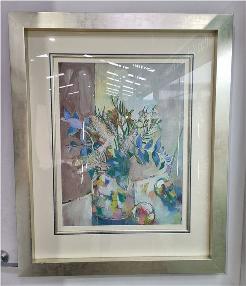 Jill Orr | untitled (Wildflowers with Blue Leaves) (88) | MutualArt