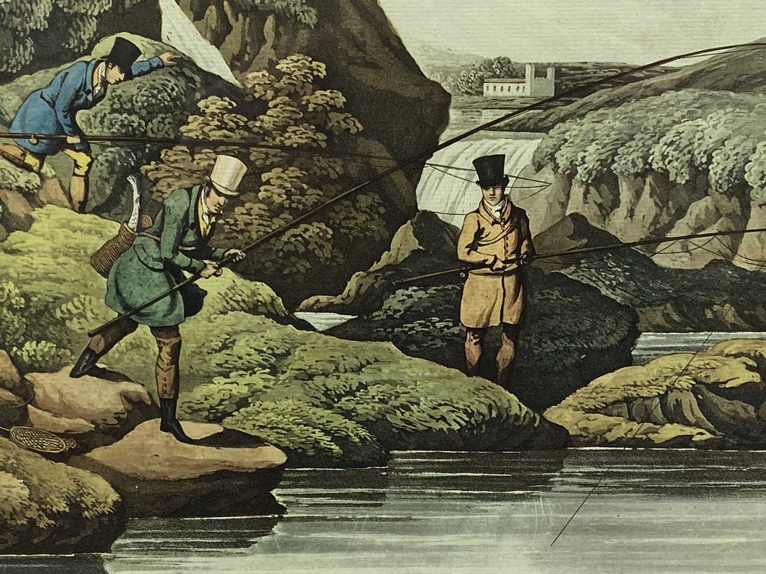 James Pollard | three fishing related etchings | MutualArt