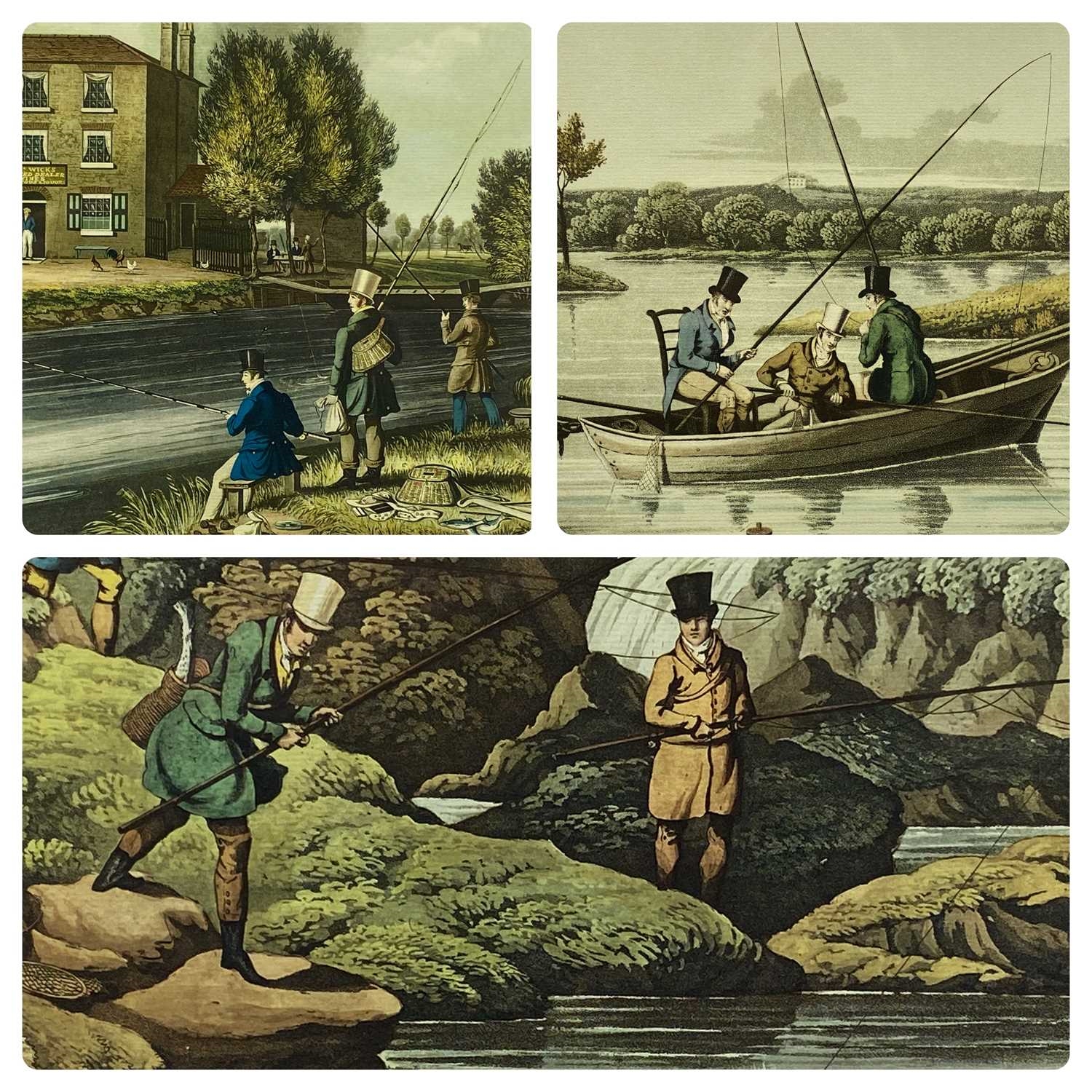 Henry Thomas Alken | three fishing related etchings | MutualArt