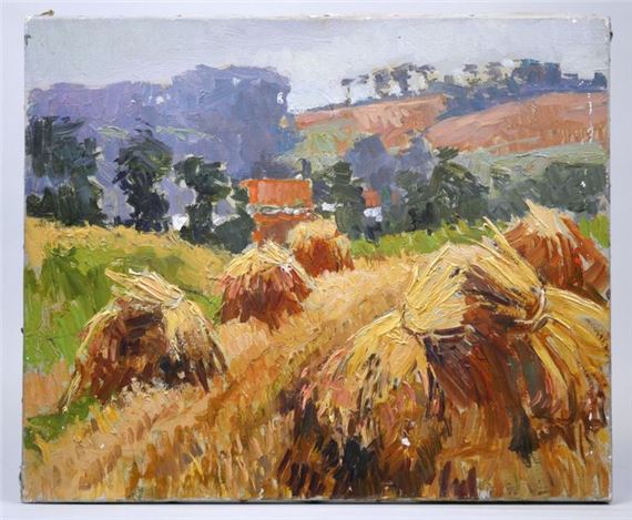 Maurice Martin | Haystacks (2024) | MutualArt