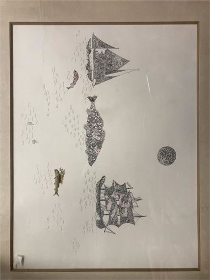 Jean Milo | Emil VAN GINDERTAE known as Juan MILO (1906-1993) Boats and ...