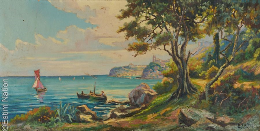 Emile Tatin | Mediterranean seaside | MutualArt