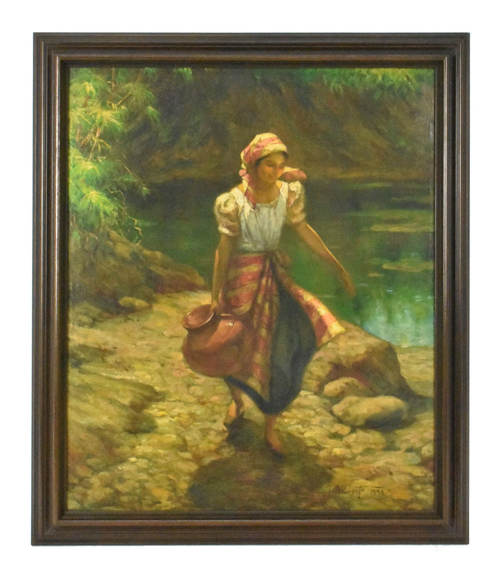 Fernando Amorsolo | Rice planting (1951) | MutualArt