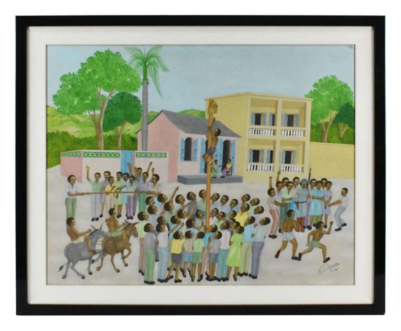 Jean Claude Almonor | Climbing the Pole (1978) | MutualArt