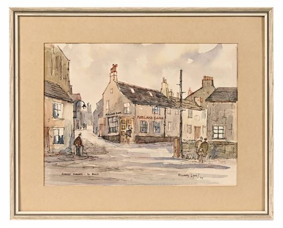 Edward Lyon | Street Corner St Bees (1977) | MutualArt