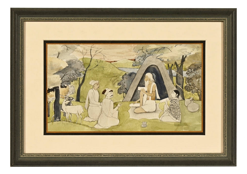 Percy Kelly | The Poet Valmiki Teaching The Ramayana To Kusa and Lava ...