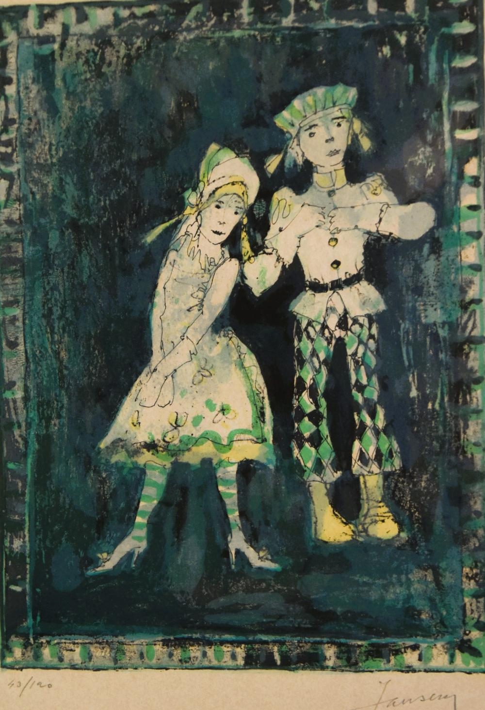 Jean Jansem | SEE DOSSIER ON BACK OF ARTWORK | MutualArt