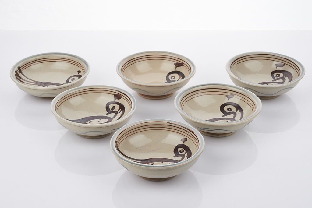 Seth Cardew | Set of Six Bowls | MutualArt