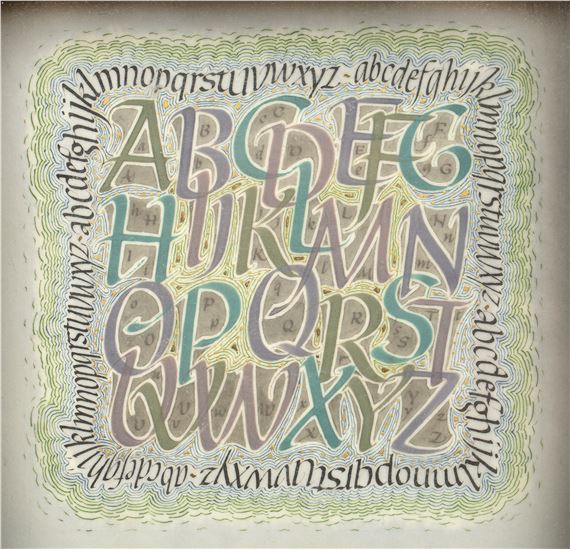 Sam Somerville | Alphabet calligraphy (1984) | MutualArt