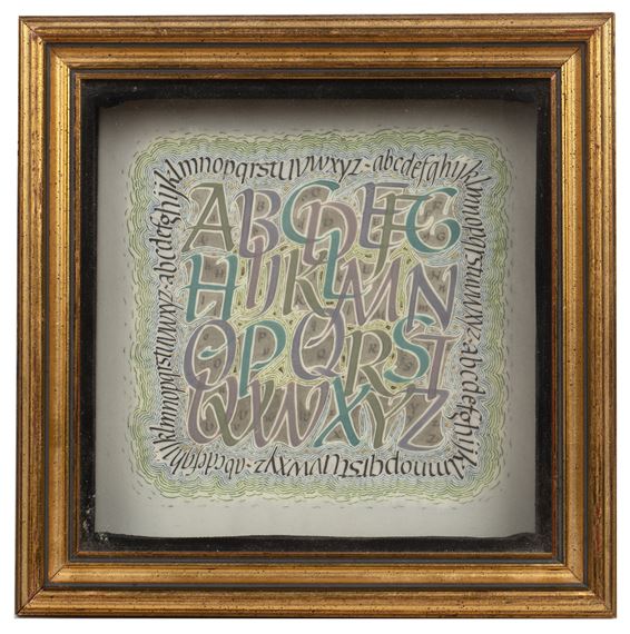 Sam Somerville | Alphabet calligraphy (1984) | MutualArt