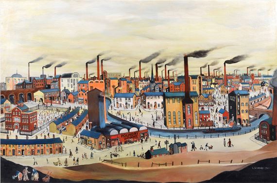 Laurence Stephen Lowry | By the County Court | MutualArt