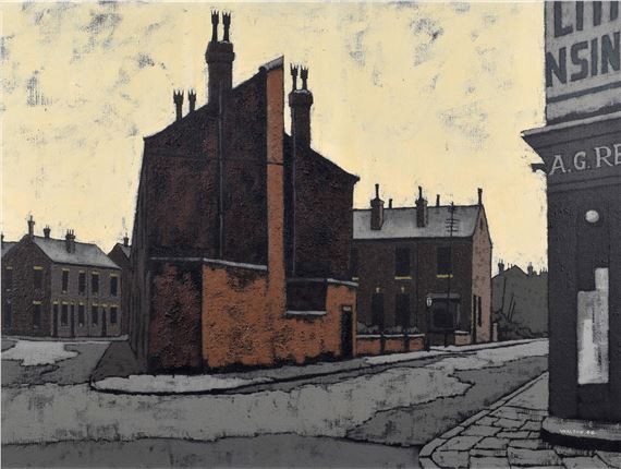 Stuart Walton | Street Scene, Kirkstall, Leeds (1972) | MutualArt
