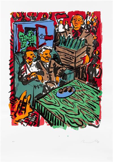 Jörg Immendorff | Portraits of the Classics (1975) | MutualArt