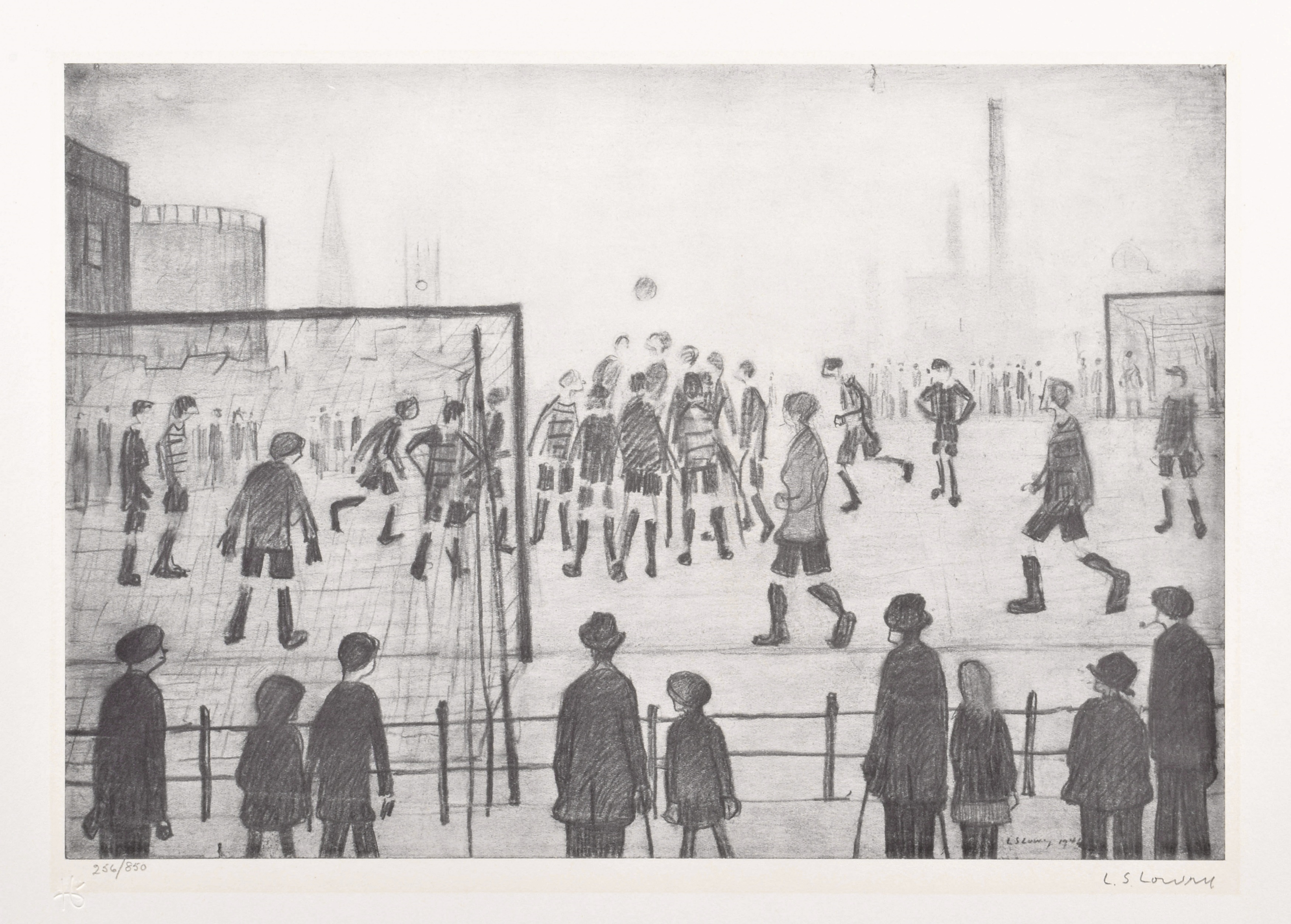 Laurence Stephen Lowry | The Football Match | MutualArt