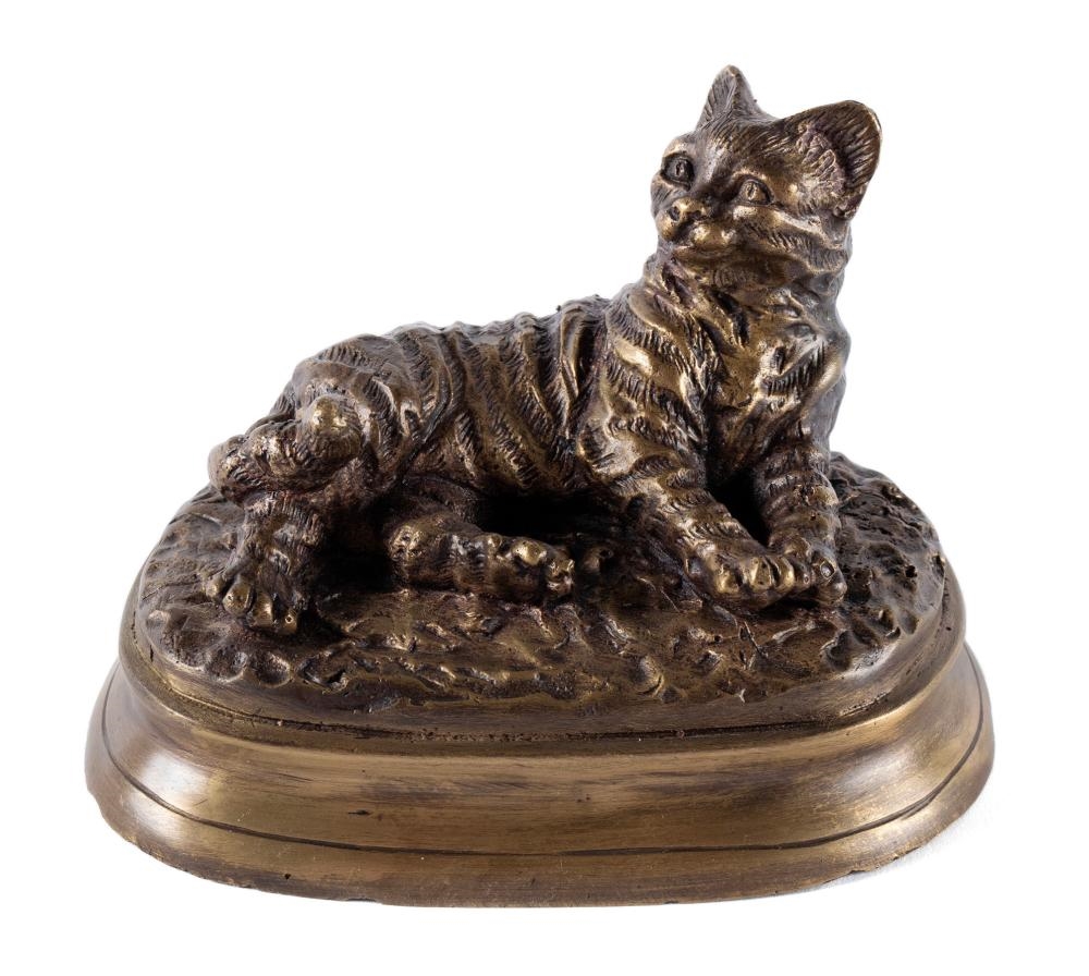 Pierre-Jules Mene | FIGURE OF A CAT AFTER P. J. MENE (Early 20th ...