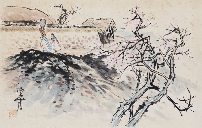 Kim Ki Chang | Spring Landscape | MutualArt