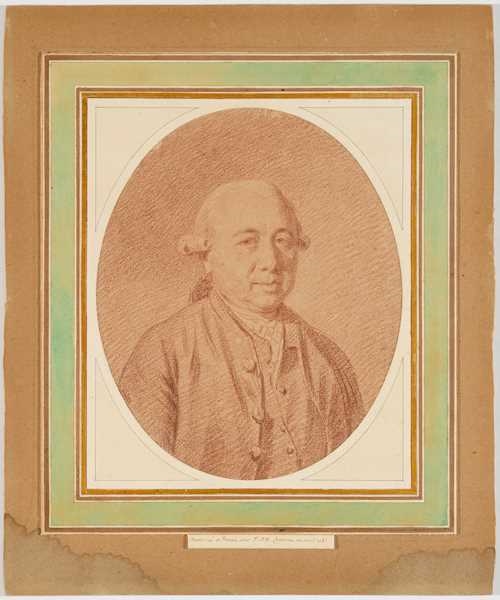 Jacques Antoine Marie Lemoine | Portrait of an older man (1785) | MutualArt