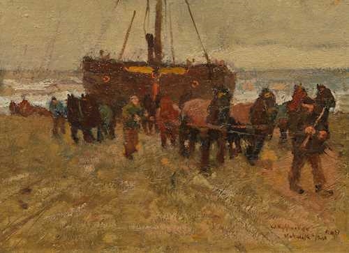 Willy Sluiter | Fishers' woman from Katwijk, Aaltje (1904) | MutualArt