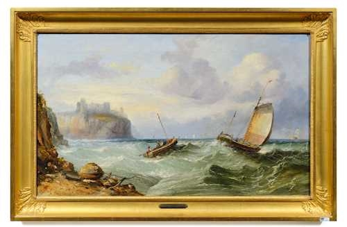 Clarkson Frederick Stanfield | Fishing boats on the breakers (1837 ...