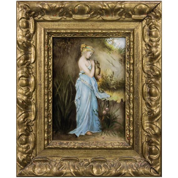 Robert Julius Beyschlag | A Berlin (KPM) porcelain plaque of Psyche ...