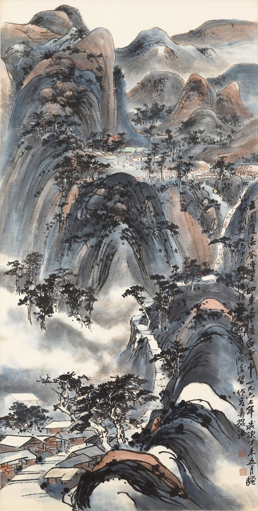 Lu Shoukun | Tung Po Tor Monastery (1967) | MutualArt