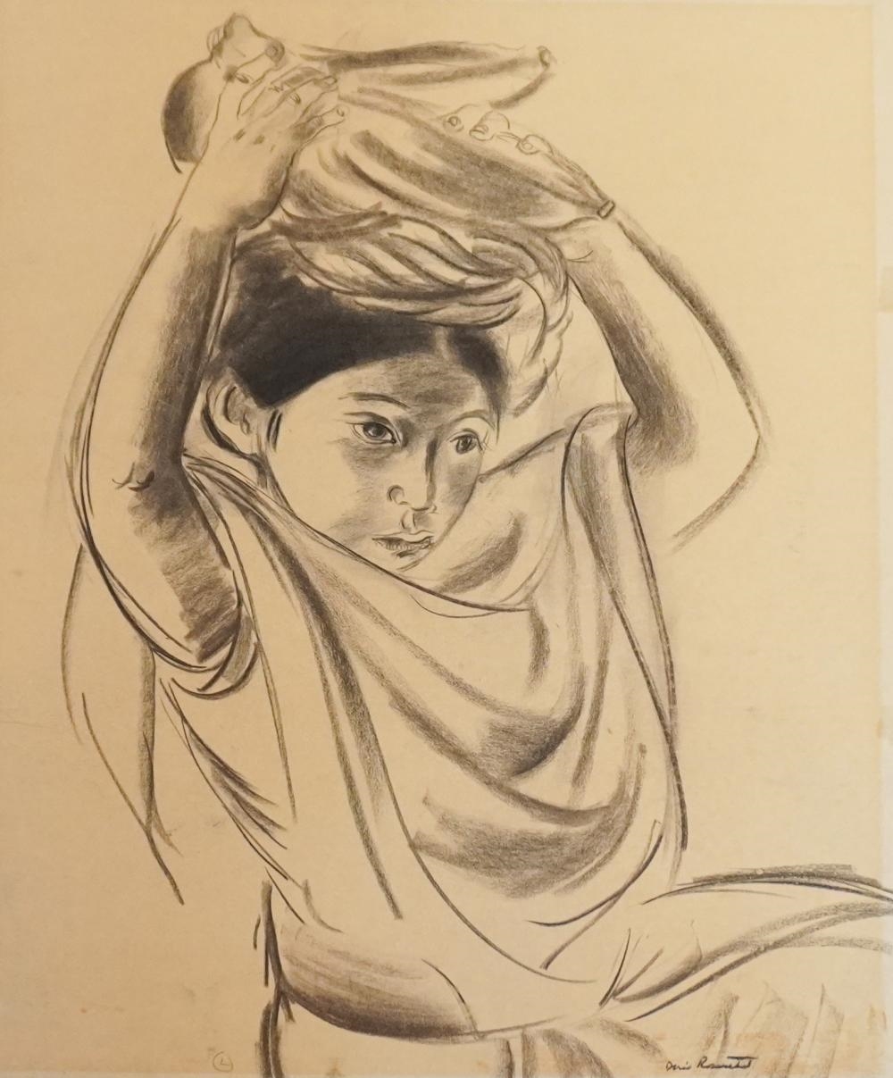 Doris Rosenthal | Young Girl with Basket | MutualArt