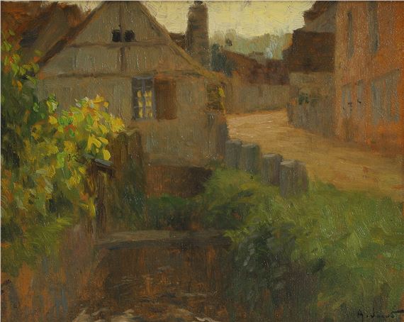 Alexandre Jacob | Lake scene | MutualArt