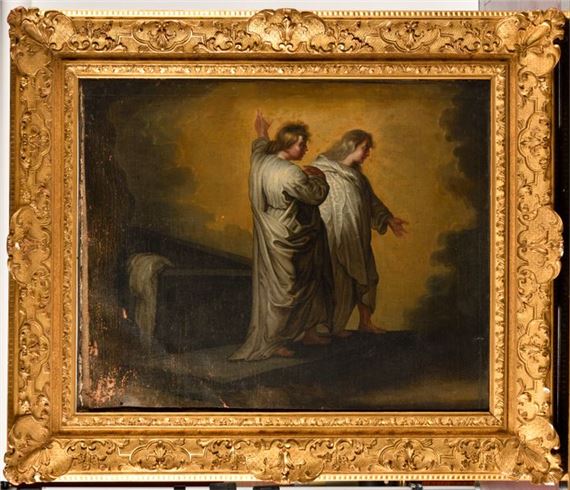 French School, 17th Century | Holy women at the tomb (17th Century ...