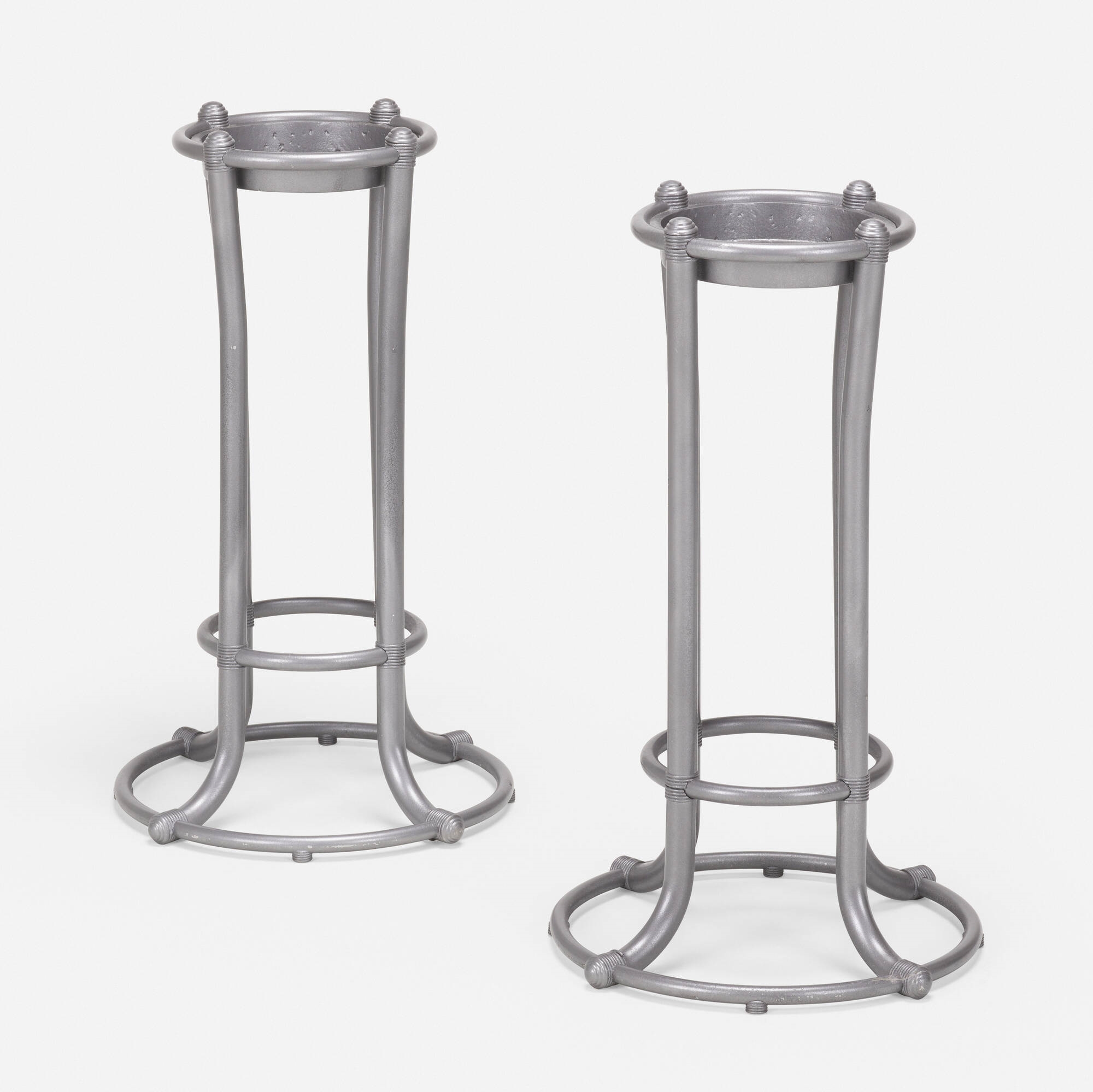 Warren McArthur | Plant stands, pair | MutualArt
