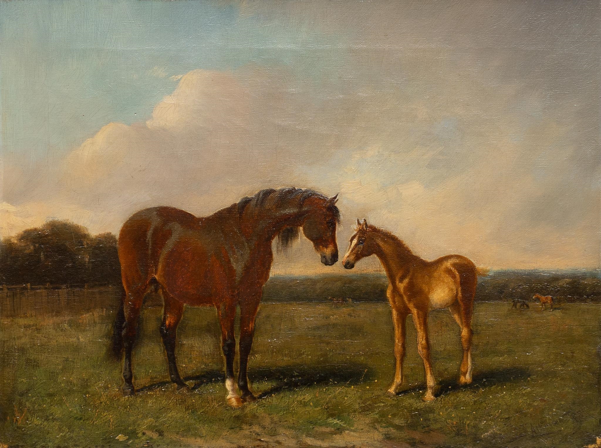Jacob Atkinson | Horses in Field (1888) | MutualArt