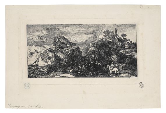 Rodolphe Bresdin | Le retour du chevalier (1871) | MutualArt