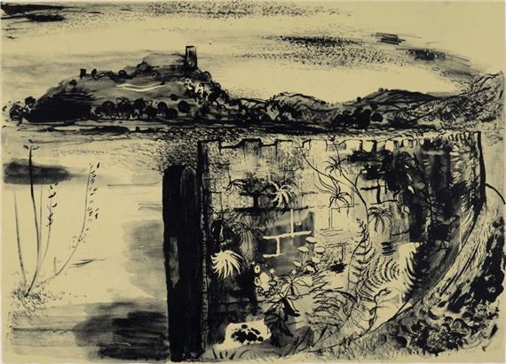 John Piper | Thornton Abbey Gateway | MutualArt