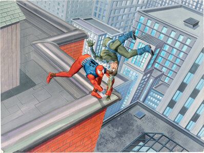 Gray Morrow | Spider-Man Premium '96 #46 Scarlet Spider vs. Looter ...