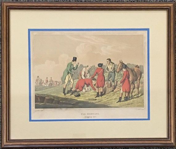 Henry Thomas Alken | Henry Alken Etching, Fox Hunting | MutualArt