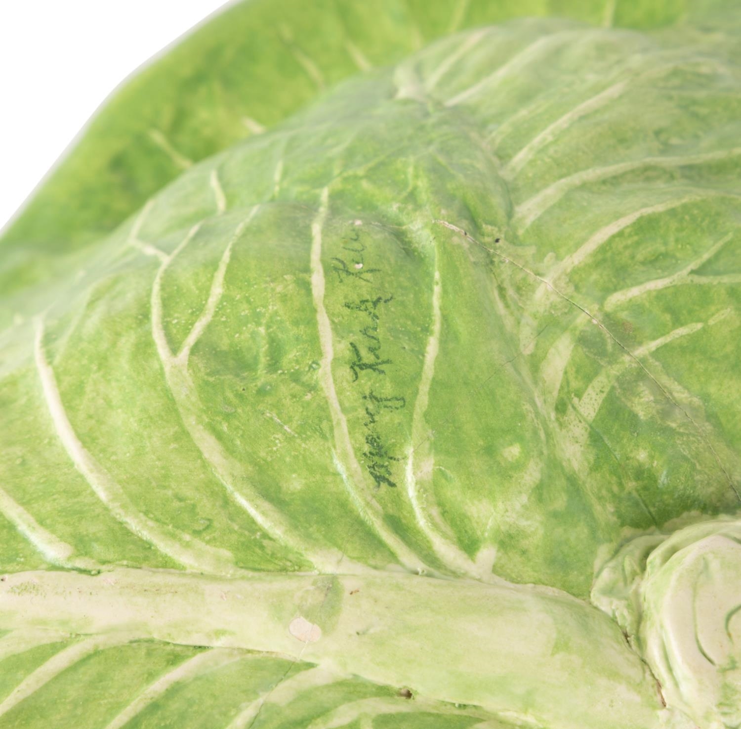 Mary Kirk Kelley | MARY KIRK KELLY CABBAGE LEAF SERVING BOWL | MutualArt