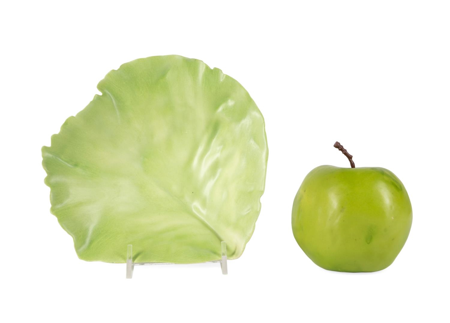 Mary Kirk Kelley | SIX MARY KIRK KELLY CABBAGE LEAF BOWLS | MutualArt