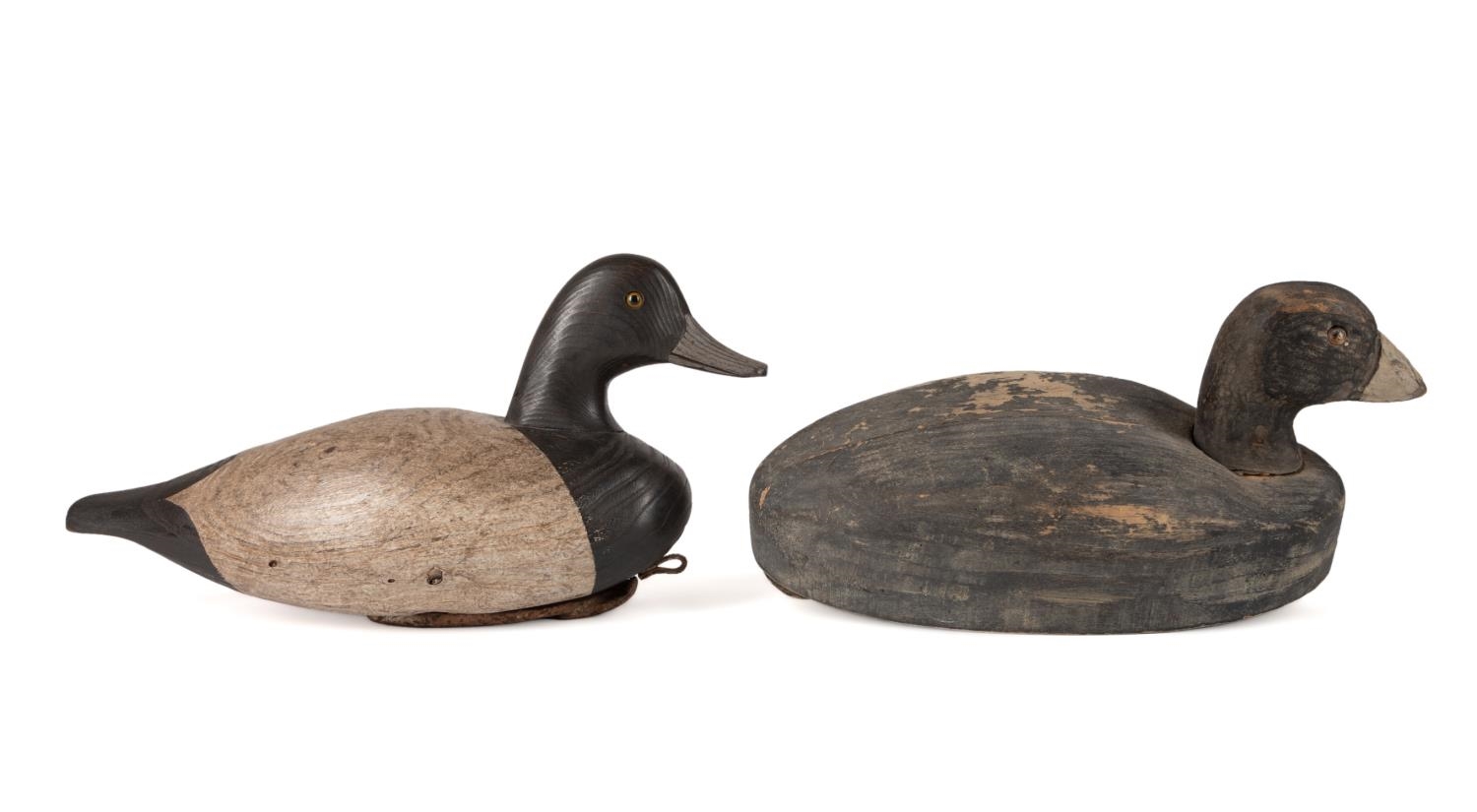 Lester Gregory | FIVE CARVED DUCK DECOYS | MutualArt