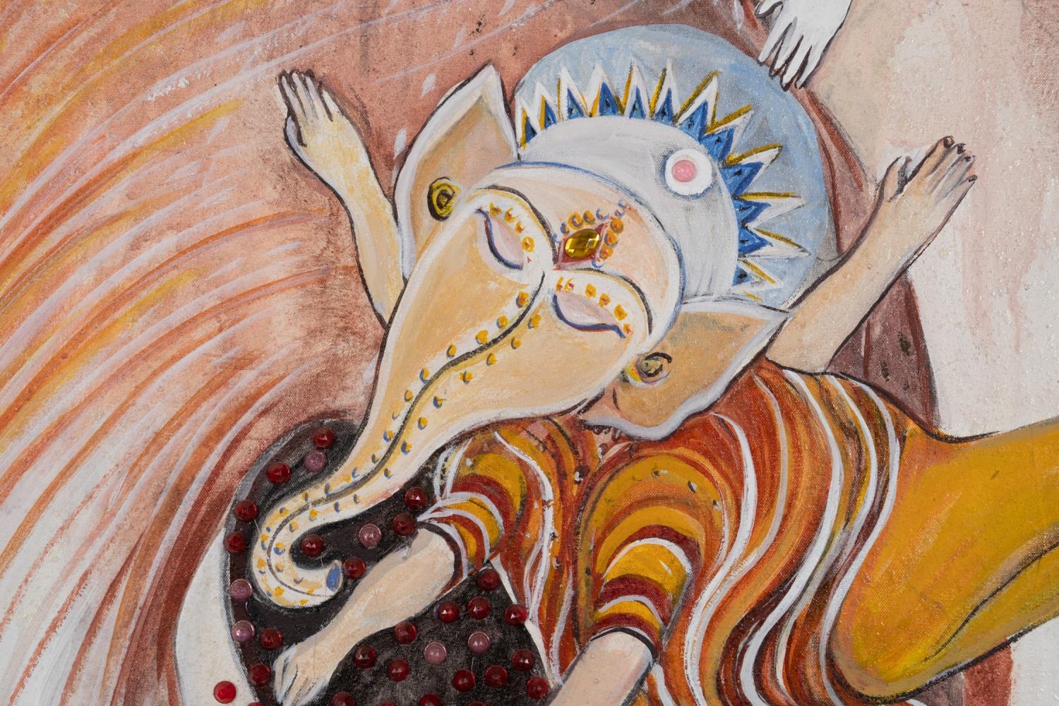 Elba Damast | THE HEART WITH GANESH (1999) | MutualArt
