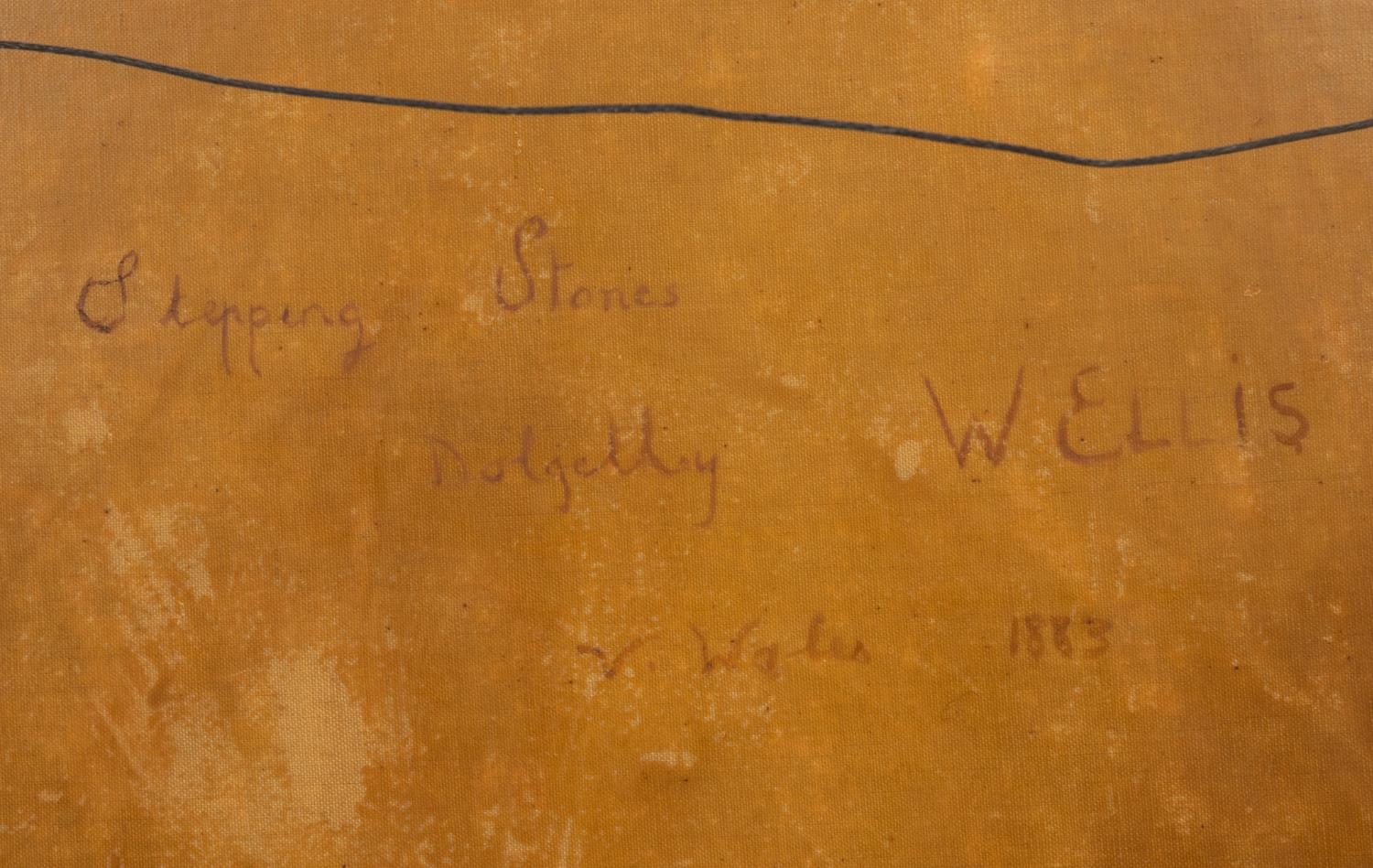 Walter E. Ellis | WALTER ELLIS 'STEPPING STONES' 1883 OIL ON CANVAS (1883) | MutualArt