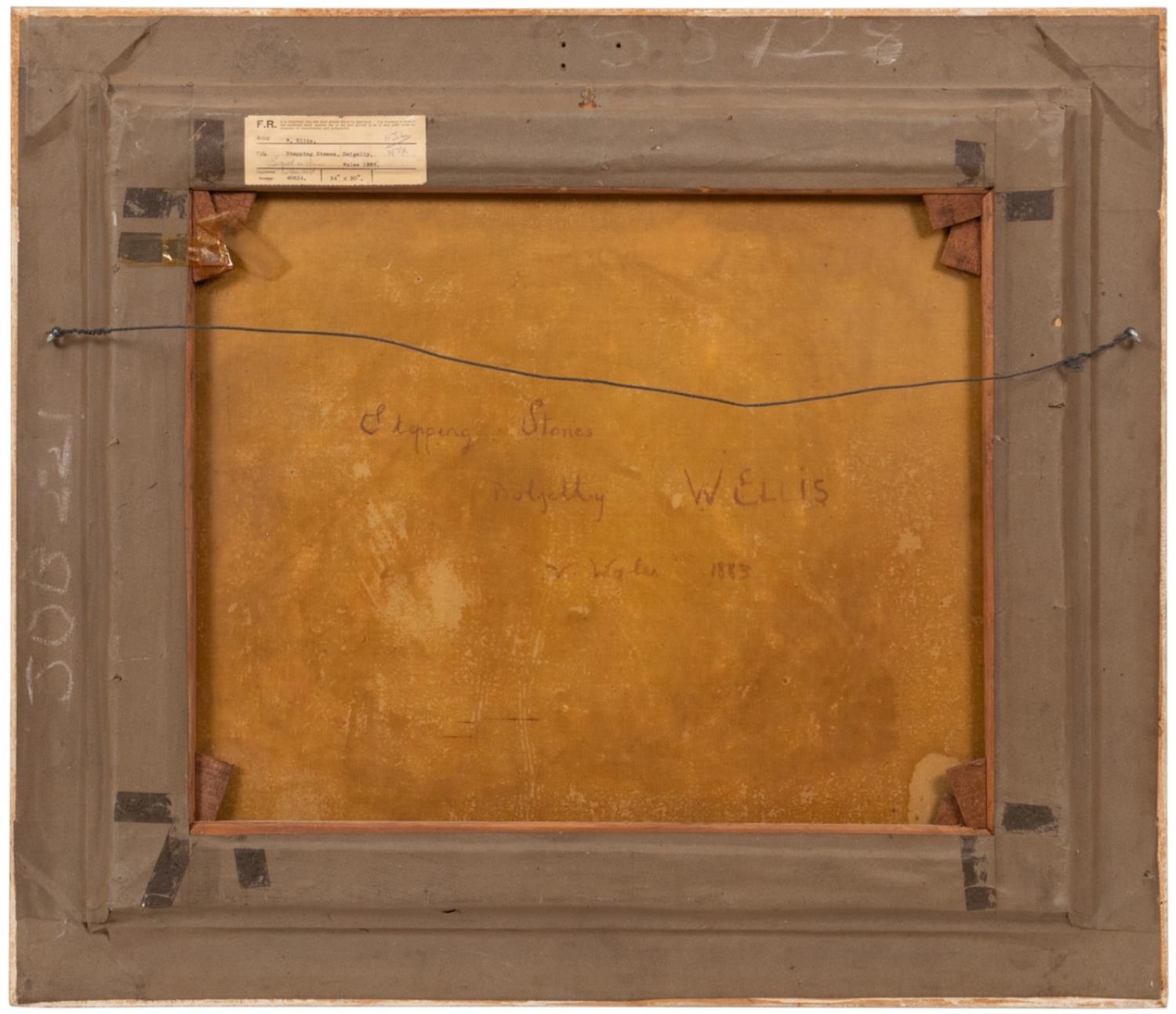 Walter E. Ellis | WALTER ELLIS 'STEPPING STONES' 1883 OIL ON CANVAS ...