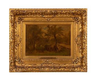 George Inness | Sunset (1865 - 1867) | MutualArt