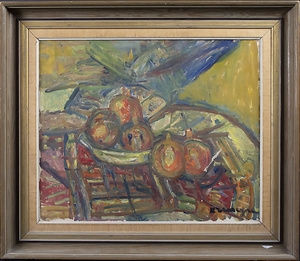 Pinchus Krémègne | 'Stillleben mit Zitrusfrüchten' / 'Still life with ...