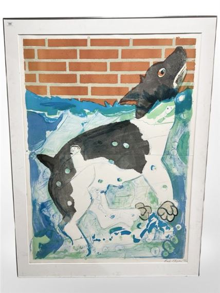 Erik Hagen | Abstract dog figure | MutualArt