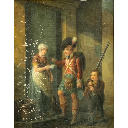 Horace Vernet | Portrait of Charles Auguste de Bériot | MutualArt