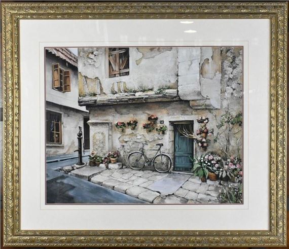 Roger Duvall | ROGER DUVALL PASSAGEWAY IN PROVENCE REPROD. PRINT ...